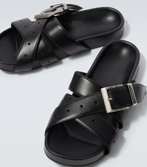 Balenciaga Leather Mules