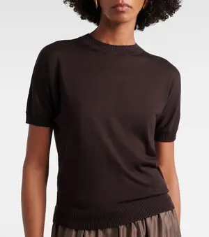 JOSEPH Knitted Silk Top
