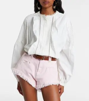 Isabel Marant Étoile Eneidala Denim Shorts - Pink