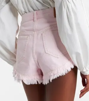 Isabel Marant Étoile Eneidala Denim Shorts - Pink