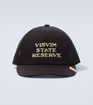 Visvim Cotton Baseball Cap - Black