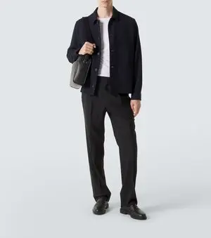 Sunspel Wool-blend Jacket - Blue