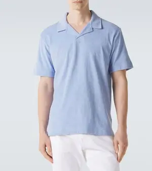 Sunspel Cotton Terry Polo Shirt