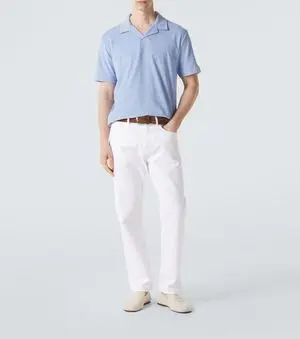 Sunspel Cotton Terry Polo Shirt