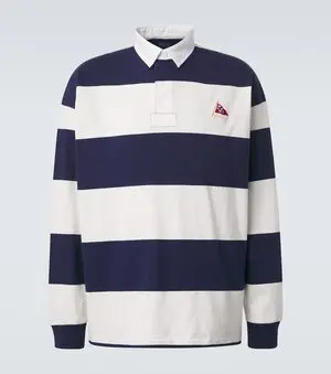 Polo Ralph Lauren Striped Cotton Polo Shirt - Blue