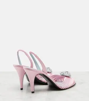 Valentino Garavani Cour Royal Slingback Sandals - Pink