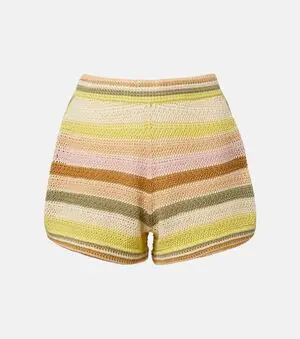 Striped Shorts For Women