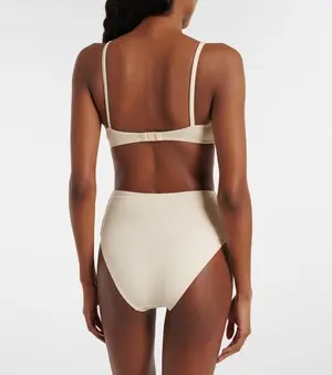 ERES Bloom Bikini Top - Beige