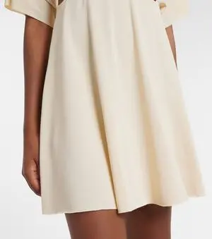 ERES Connection Cutout Jersey Minidress - Beige