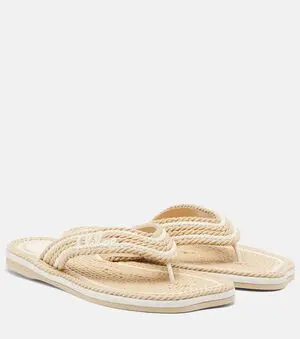 Chloé Sand Thong Sandals - Beige
