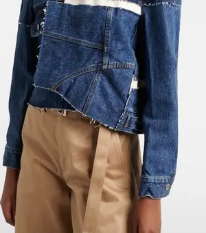 Sacai Patchwork Denim Jacket