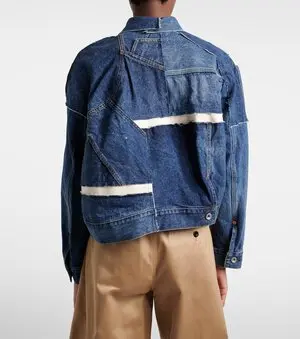 Sacai Patchwork Denim Jacket