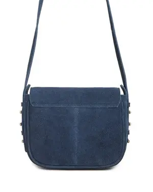 CELTIC & CO. Twist Lock Mini Suede Cross Body Bag