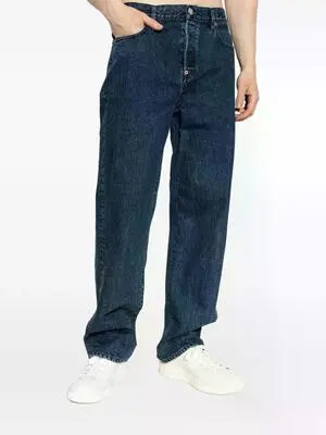 Kenzo Logo Embroidered Straight Leg Jeans
