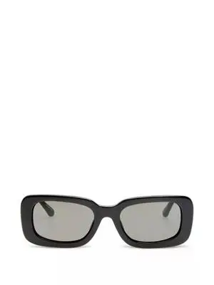 Linda Farrow Rectangle Frame Sunglasses - Black