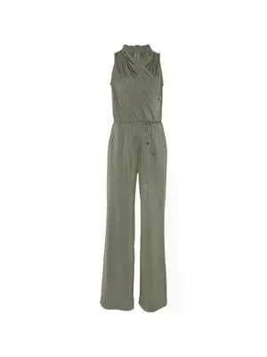 LUISA CERANO Sleeveless Jumpsuit - Green