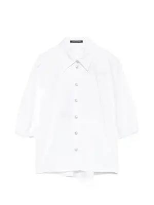 LUISA CERANO Puff Sleeve Blouse