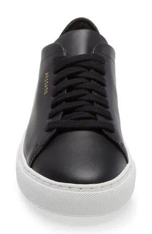 Axel Arigato Clean 90 Leather Lace-up Sneakers - Black