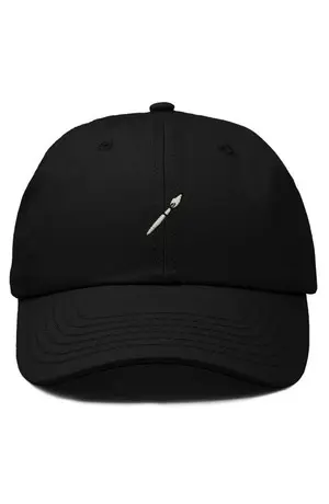 DALIX Dalix Embroidered Paint Brush Cap Black