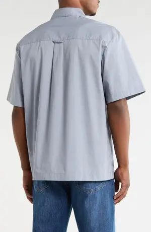 Carhartt Work In Progress Craft Short Sleeve Poplin Button-up Work Shirt