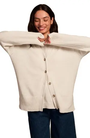 CELTIC & CO. Drop Shoulder Slouch Cardigan