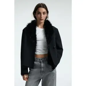 H&m Double-faced Jacket With Shawl Collar