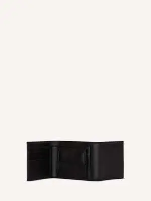 Balmain Smooth Leather Trifold Wallet