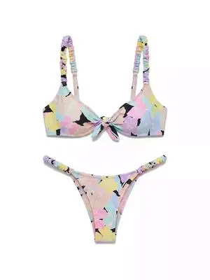 REINA OLGA Luca Floral-print Bikini