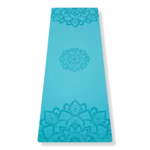 YOGA DESIGN LAB Flow Yoga Mat With Mandala Design - Mandala Aqua