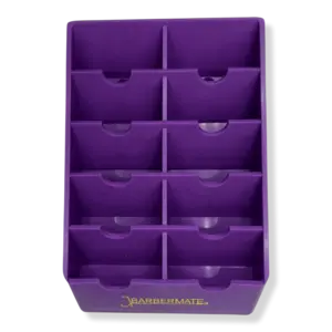 BARBERMATE Clipper Blade Organizer Rack - Purple