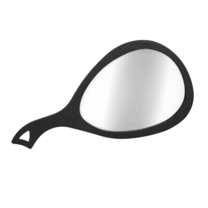 BARBERMATE Teardrop Mirror - Black
