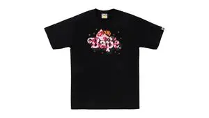 A BATHING APE Abc Sakura Camo Milo On Tee Shirt