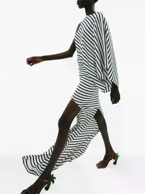 A.W.A.K.E. Mode Asymmetric Cut-out Maxi Dress