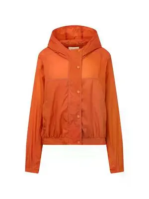 STUDIO TOMBOY Hooded Contrast-stitch Oversized Jacket