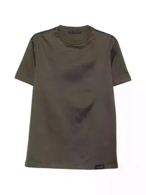 LOW BRAND B134 Logo-patch T-shirt - Green