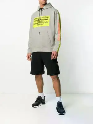 COUNTY OF MILAN Printed Two-tone Hoodie