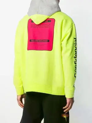 COUNTY OF MILAN Printed Two-tone Hoodie
