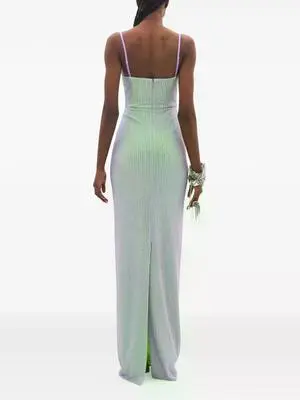 AREA Embellished Maxi Dress