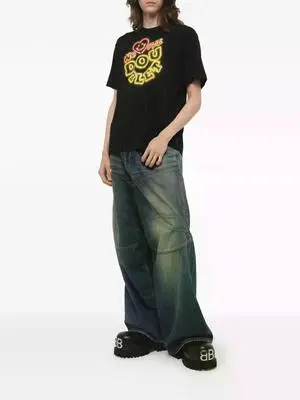 DOUBLET Neon-paint T-shirt