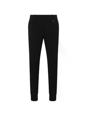 WOOYOUNGMI Tailored Trousers With Elasticated Cuffs - Black