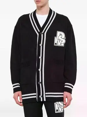 DOVER STREET MARKET Logo Patch Oversized Cardigan