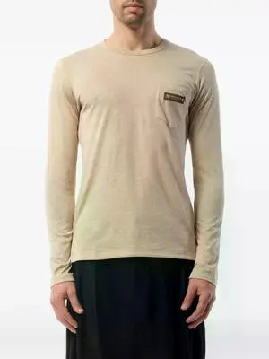 MASTERMIND WORLD Logo-patch Pocket T-shirt - Neutrals