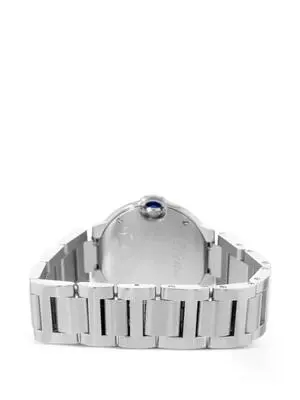 Cartier Ballon Bleu 28mm Quartz Watch With Stainless Steel Link Bracelet
