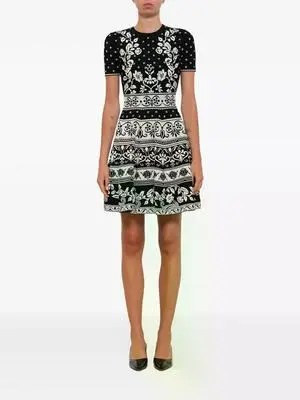 Alexander McQueen Floral-print Mini Dress