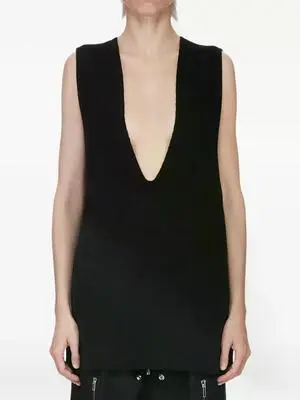 Rick Owens V-neck Tank Sweater