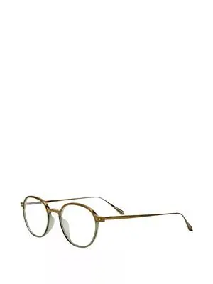 Linda Farrow Round Frame Eyeglasses