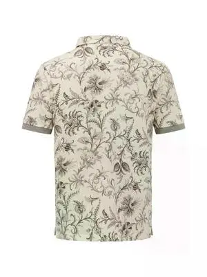 Etro Floral-print Pocket Polo Shirt