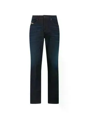 DIESEL® Straight-fit Whiskered Jeans - Blue