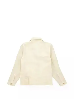 FORTELA White Linen Notch Lapel Jacket