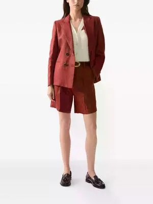 FORTELA Bastien Double-breasted Linen Blazer
